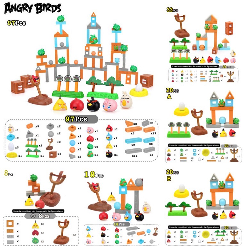 Real-life Angry Bird Building Blocks Set For Kids' Creative And ...