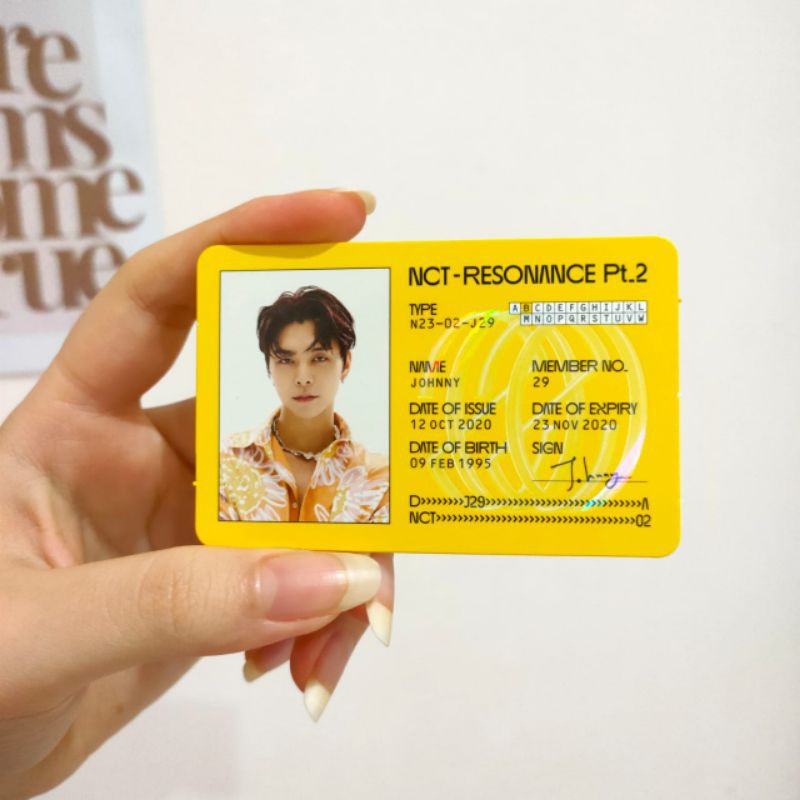 Johnny Id CARD (DEPARTURE VER.) | Shopee Philippines