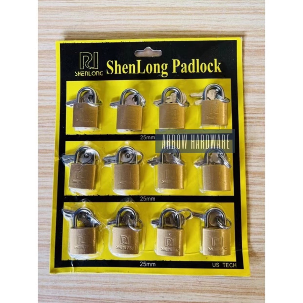 Padlock 25mm 12pcs/pad | Shopee Philippines