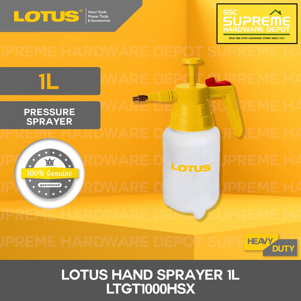 Lotus Hand Pressure Sprayer 1L LTGT1000HSX | Shopee Philippines