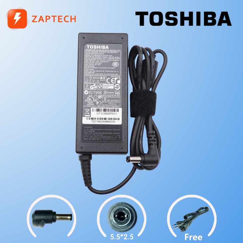 Toshiba 19V 3.42A Laptop Charger for Satellite S40DT-A S40T-A S50DT-B ...