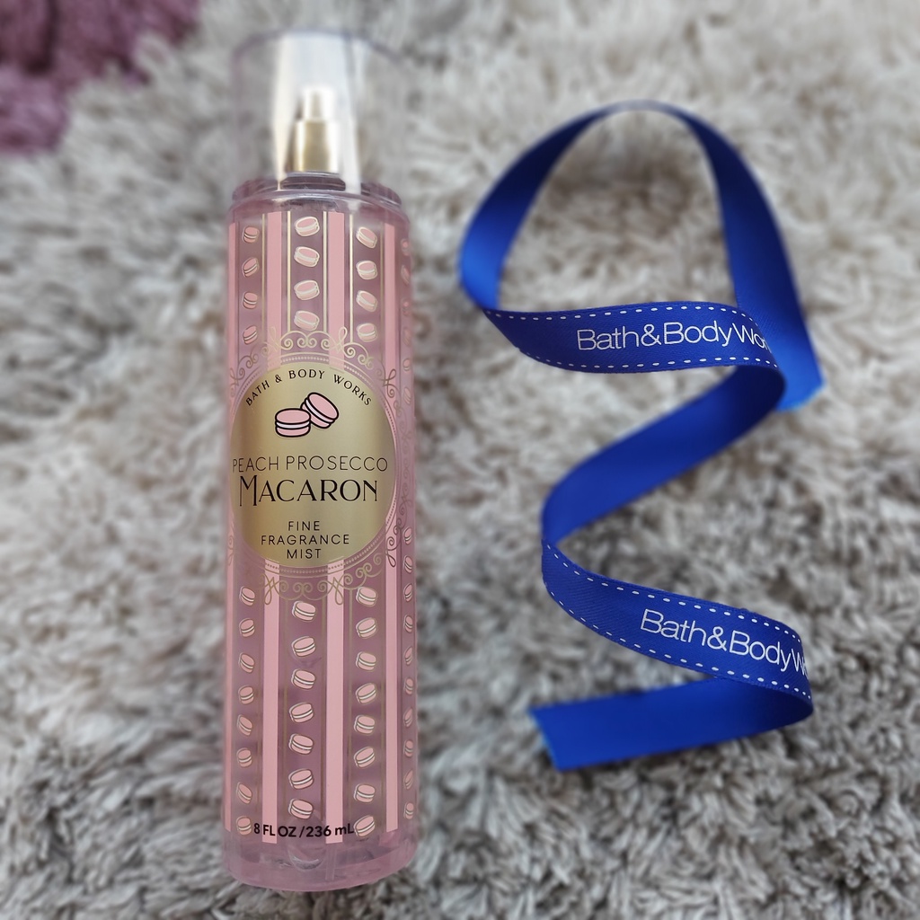 Original Bath & Body Works USA Peach Prosecco Macaron Fine Fragrance ...