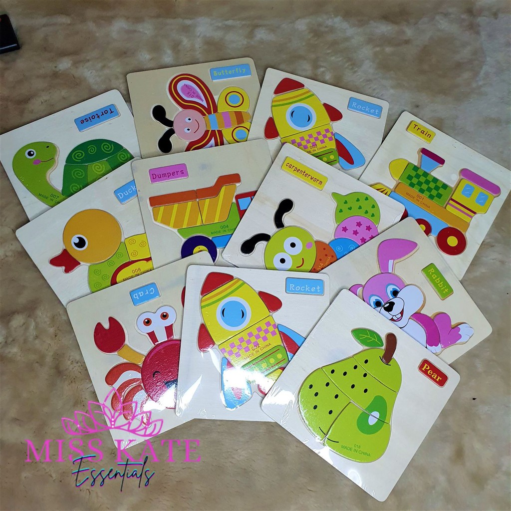 WOODEN CHARACTER BLOCKS FOR KIDS RANDOM 1PC | Shopee Philippines