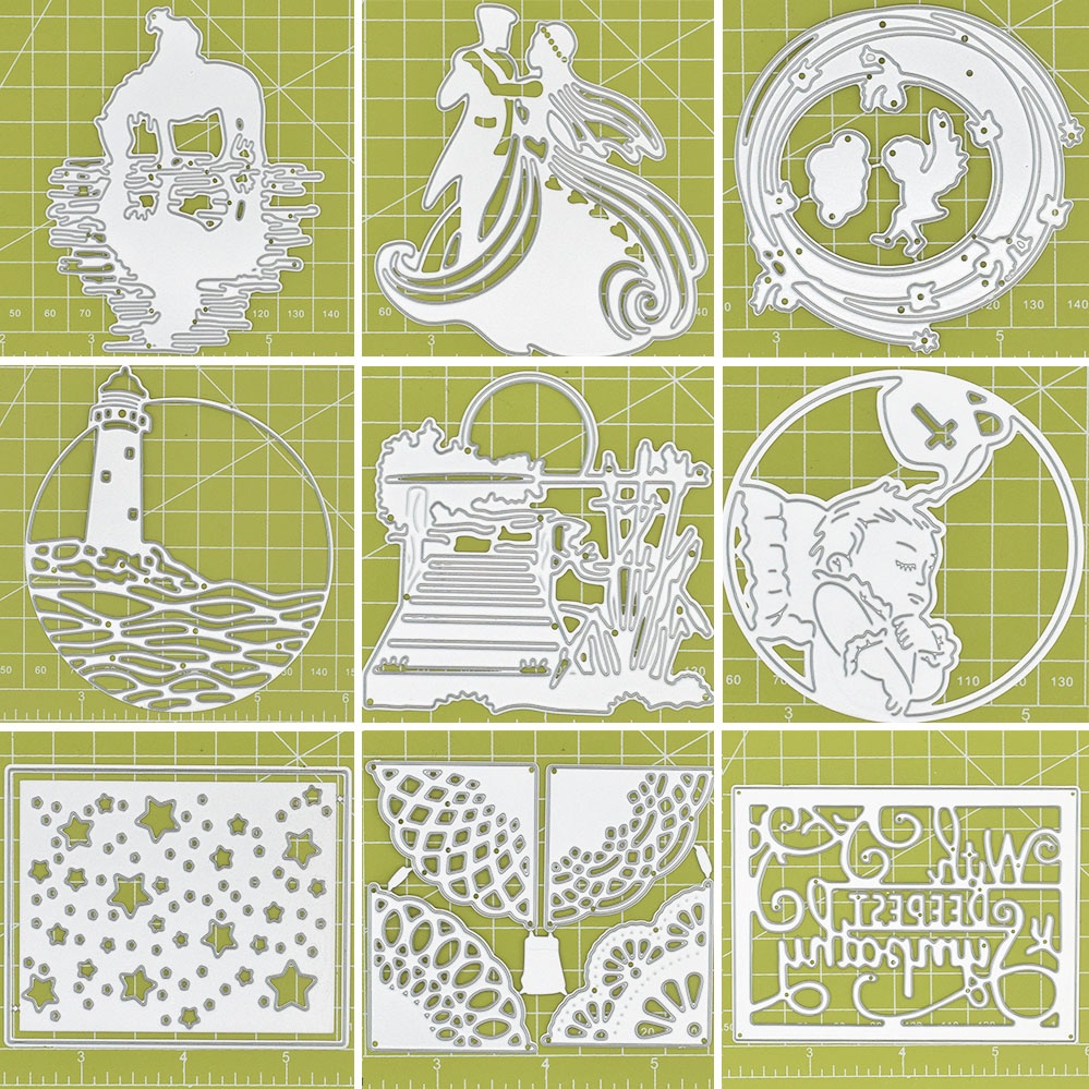 New Metal Cutting Dies Paper Embossing Dies for DIY Scrapbooking Album ...