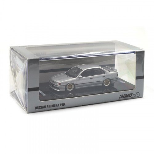 INNO64 Inno Model 1/64 NISSAN PRIMERA P10 SILVER DIECAST SCALE MODEL ...
