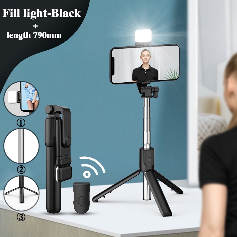 Selfie Stick Wireless Bluetooth Foldable Handheld Monopod Expandable