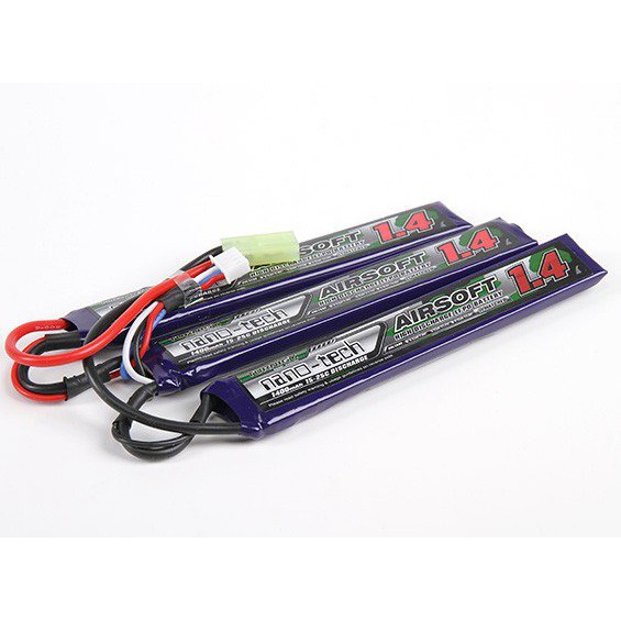 Turnigy nano-tech 1400mah 3S 11.1V 15~25C Lipo pack (chicklet) | Shopee ...