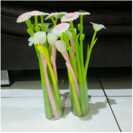 Flower Shaped Gel Pen (Black) | Shopee Philippines
