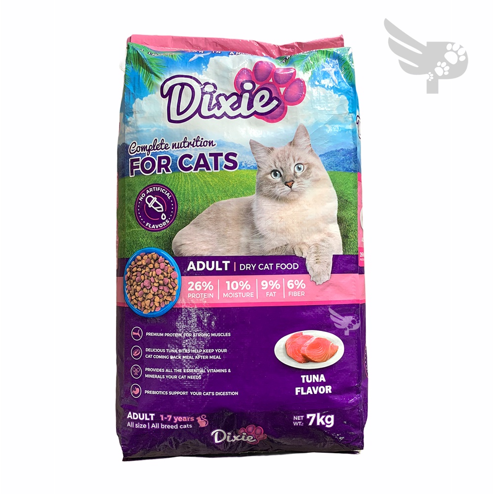 Dixie 7kg - Tuna Flavor - Dry Cat Food for Adult 1-7 years - All Breed ...