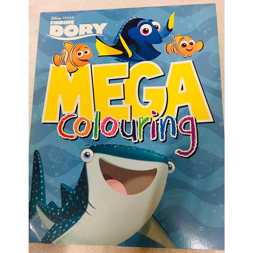 Disney Pixar Finding Dory Mega Colouring Book | Shopee Philippines