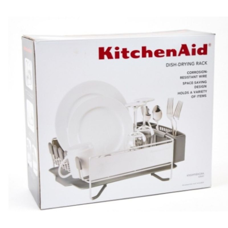 KitchenAid Compact Dish Drying Rack ( Gray ) | Shopee Philippines