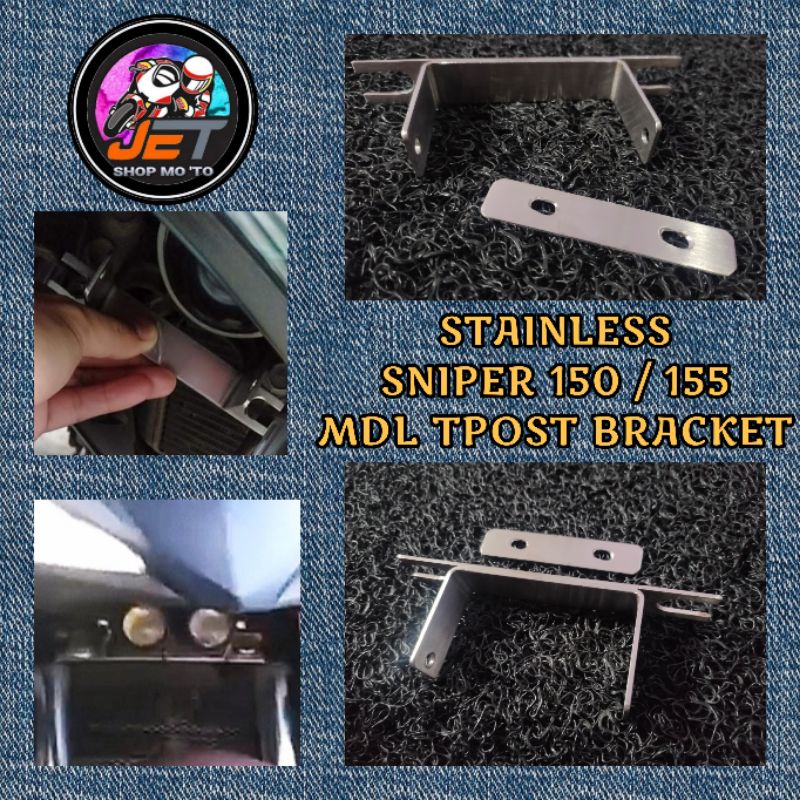 STAINLESS SNIPER 150/155 MDL TPOST BRACKET | Shopee Philippines