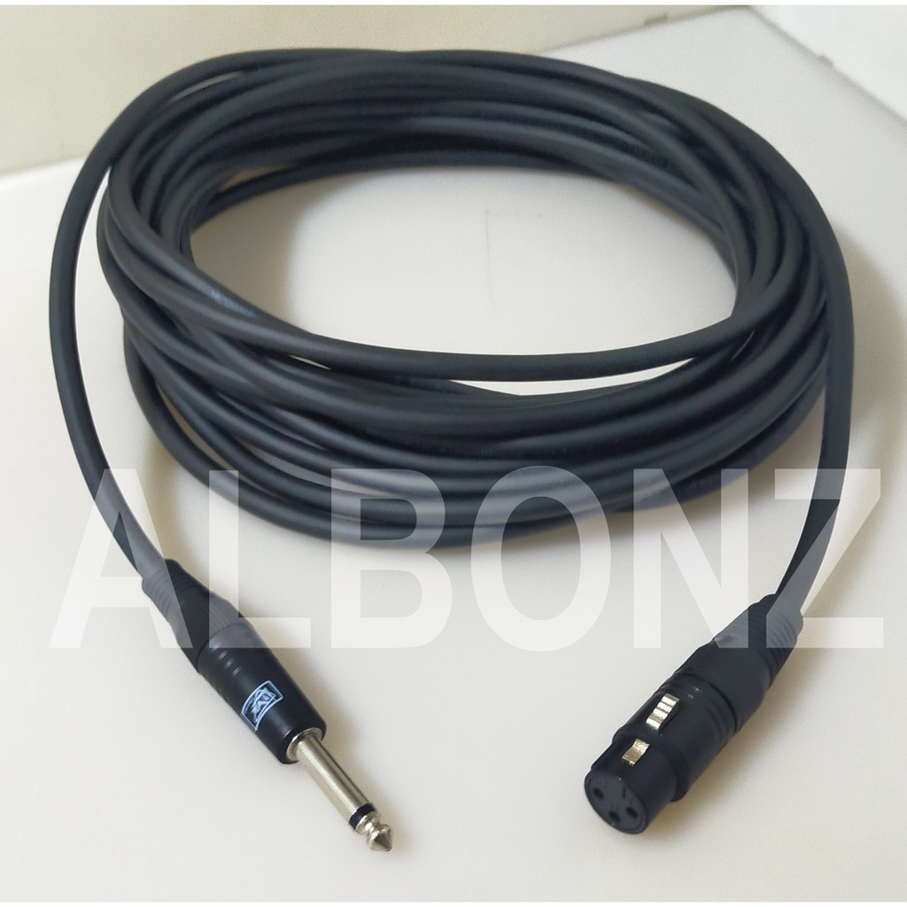 Microphone Cable XLR Female to PL-55 Heavy Duty (8M, 9M, 10M, 11M, 12M ...