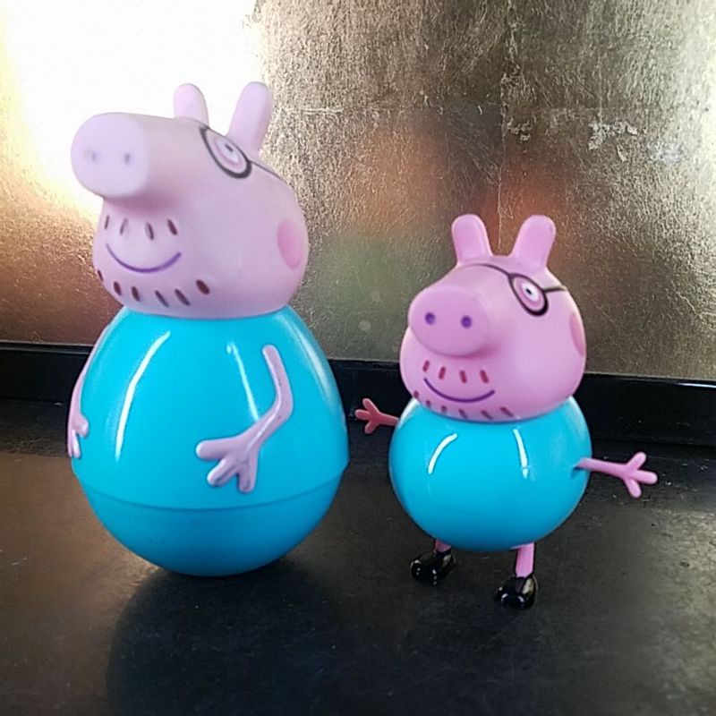 Original Hasbro Peppa Pig Famili Daddy Pig Figure Collection | Shopee ...