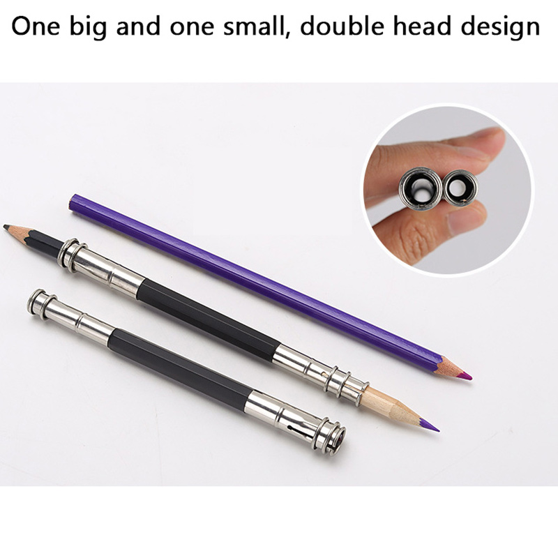 Two Size Double Ended Dual Pencil Extender Double-ended Pencil Extender ...