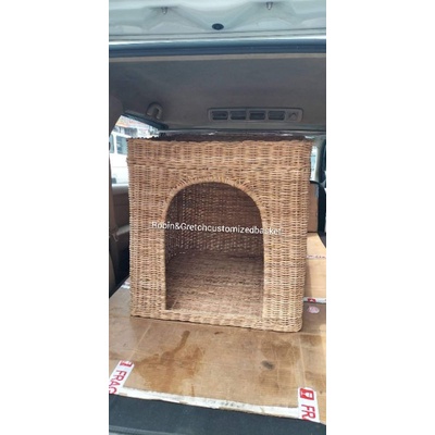 Square pet house / Rattan Pet House - 16x16x16 | Shopee Philippines