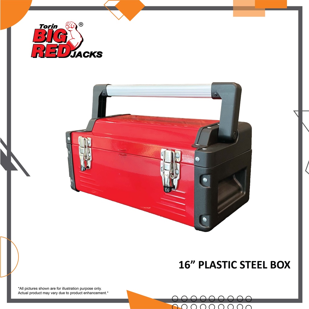 BIGRED PLASTIC STEEL HAND BOX (16" / 20") | Shopee Philippines