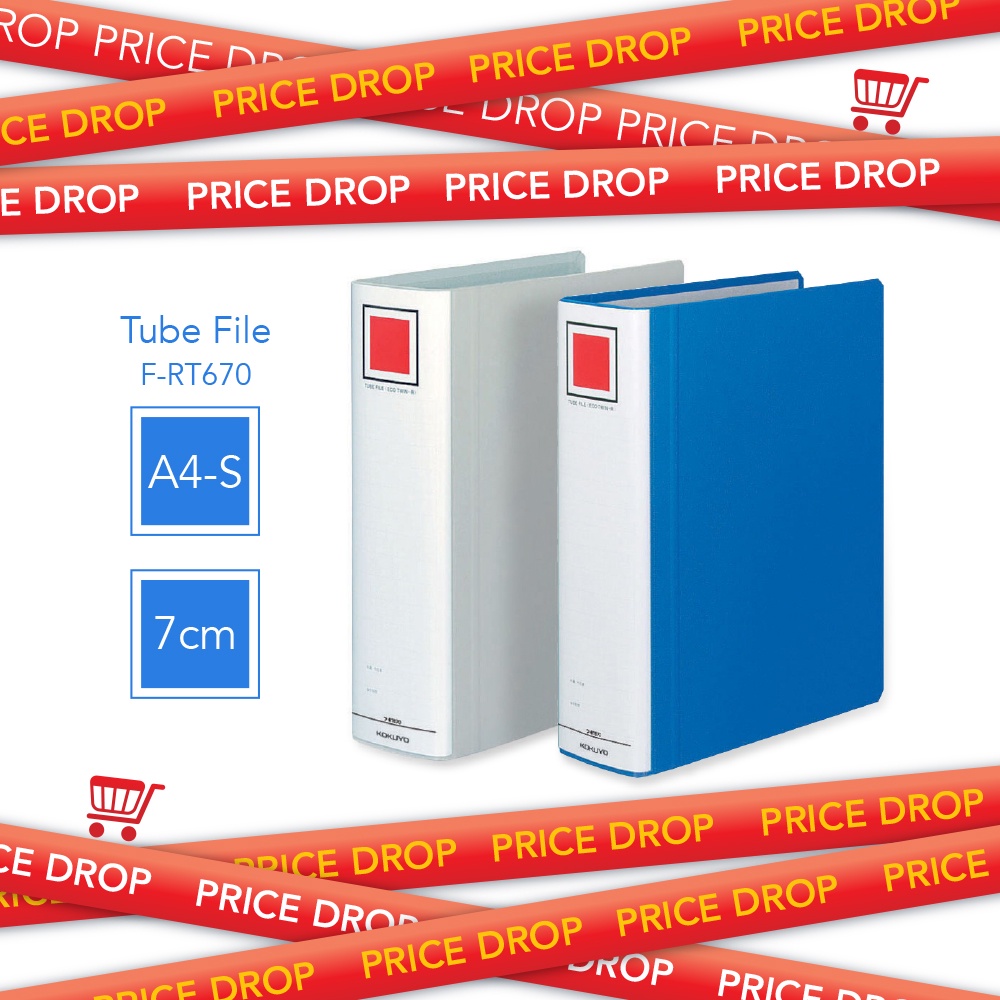 Kokuyo F-RT670 Tube File A4-s (Twin Eco) 7cm (700 SHEETS) | Shopee ...