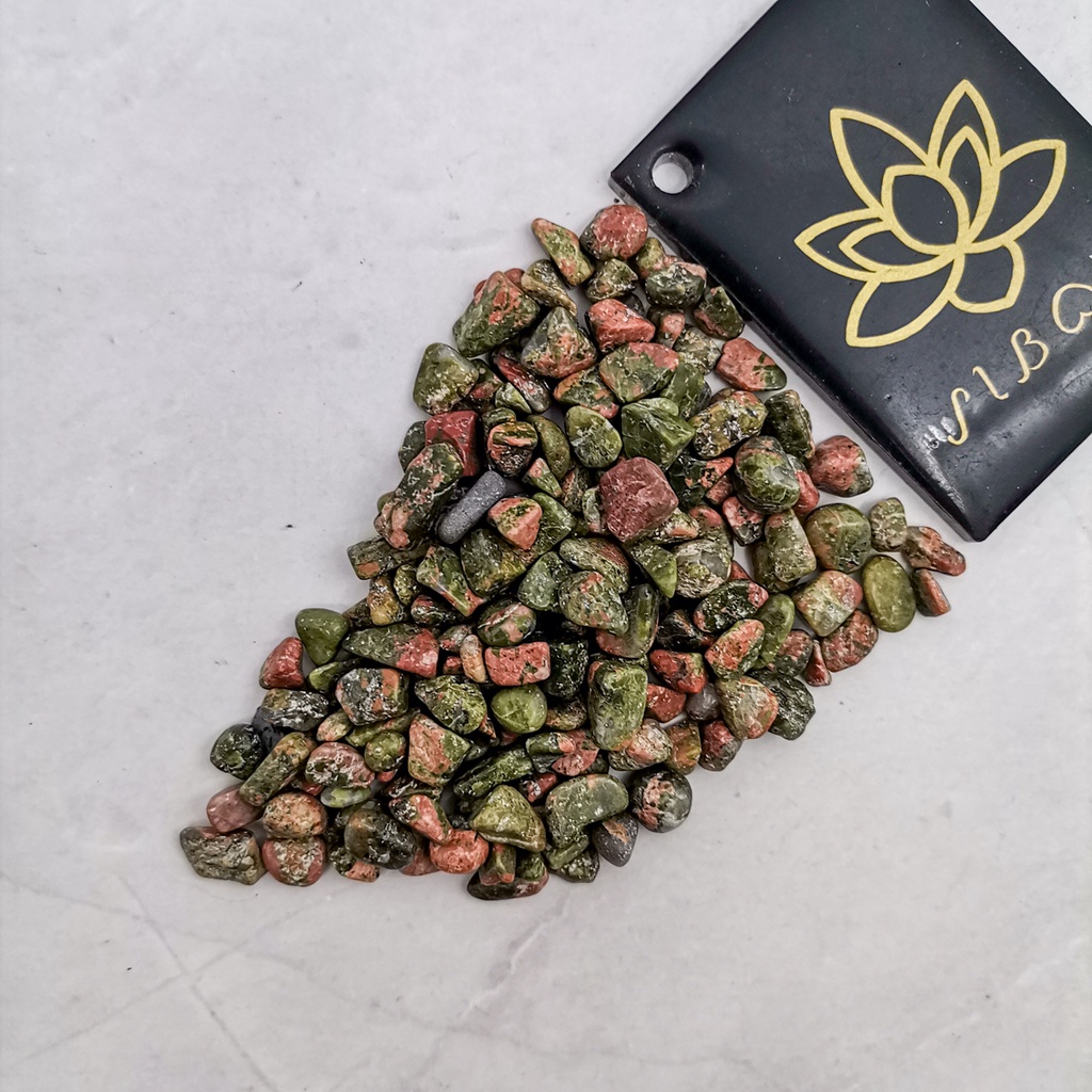 Unakite Jasper 25g (Emotional Balance & Empathy) Large Crystal Chips ...