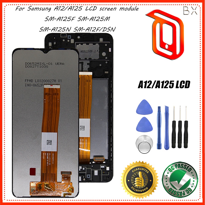 For Samsung Galaxy A12 LCD SM-A125F A125 Display Touch Screen Digitizer For Samsung A12 Screen ...