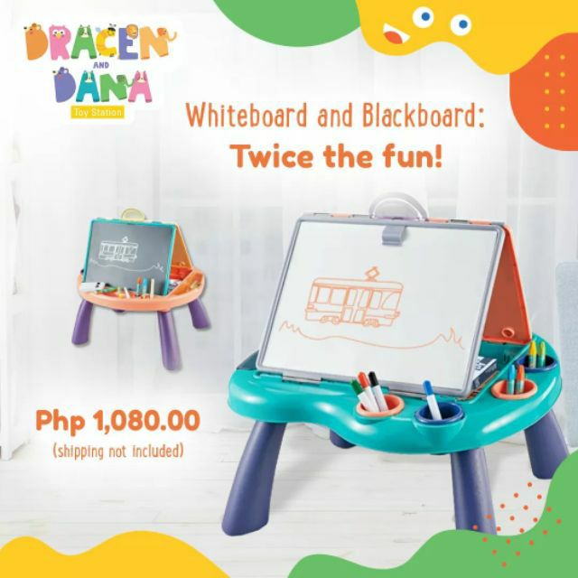 Multifunction Art Painting Drawing Learning Table White Board and Black ...