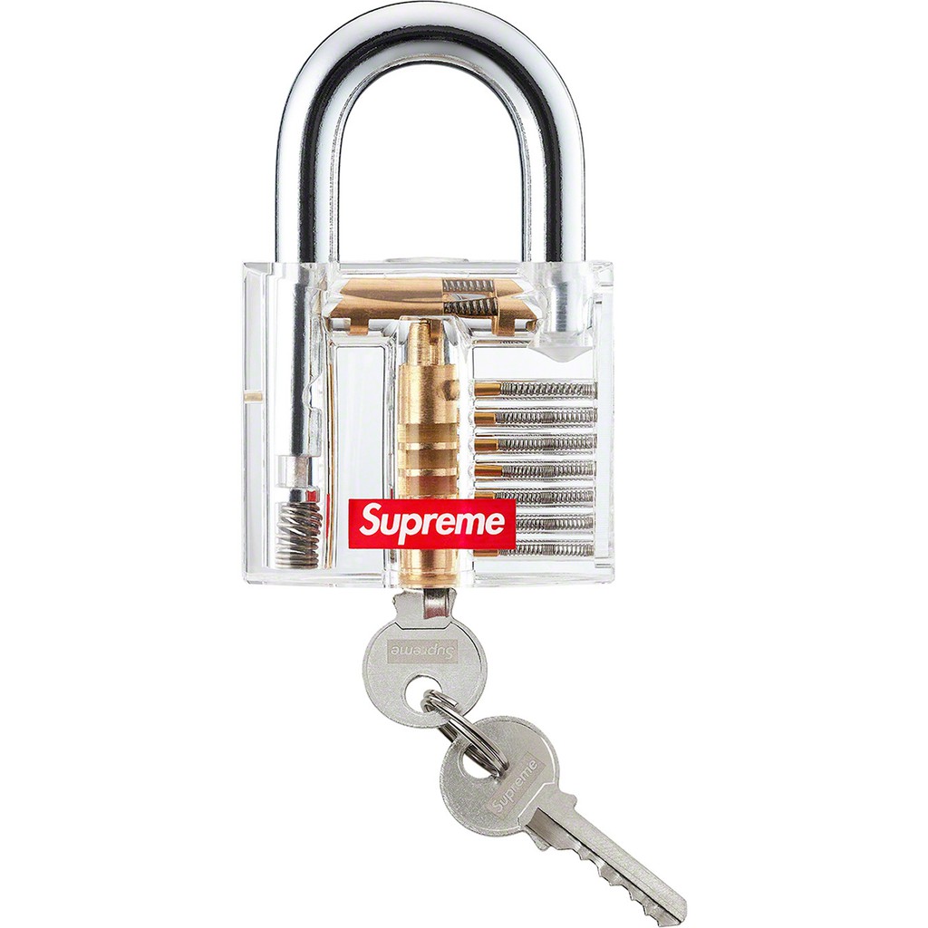 Supreme Transparent Lock Padlock | Shopee Philippines