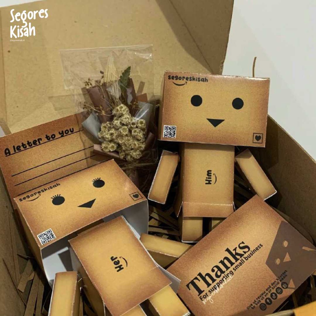 Danbo BOX | Papercraft | Vector art | Photo Illustration | Birthday ...