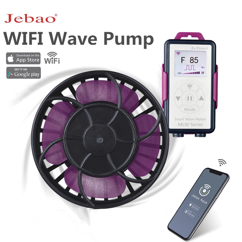New Jebao Smart Wave Pump for Aquarium with WiFi LCD Display Controller ...
