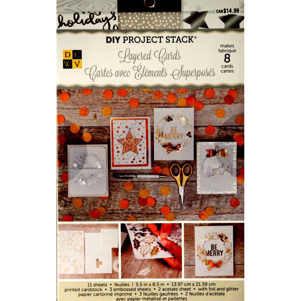 DCWV DIY Project Stack - Layered Cards kit | Shopee Philippines