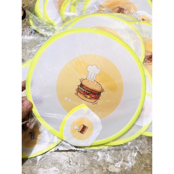 Personalized Foldable Fan/Sublimation Round Fan Colored Lining | Shopee ...