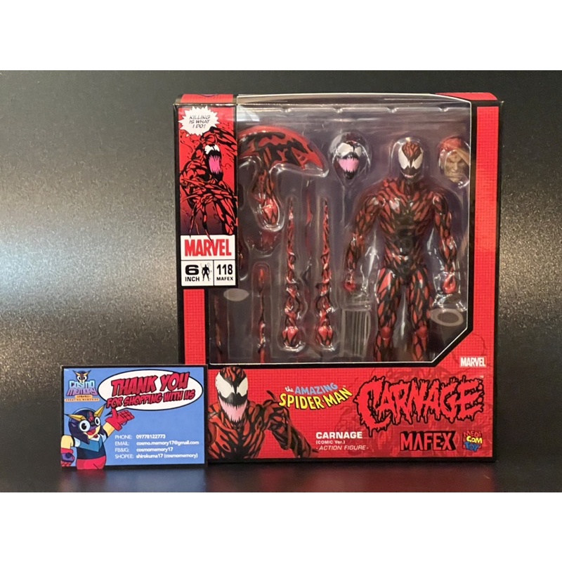 Mafex 118 Carnage Comic ver. | Shopee Philippines