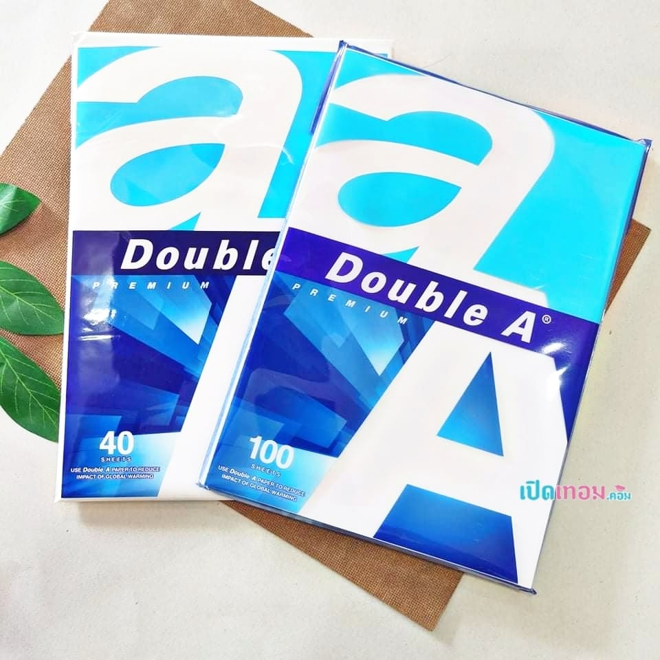 Double A Paper White A4 80 Gsm Thick 40 Sheets And 100 (1 Pack ...