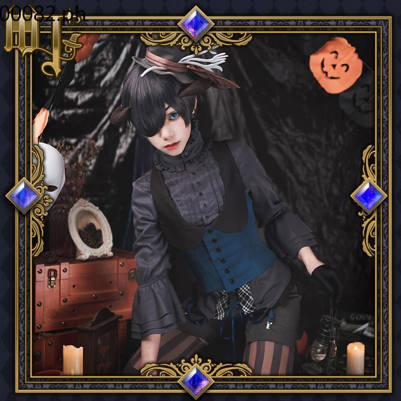 Black Butler cos Charle cosplay Costume Halloween Anime | Shopee ...