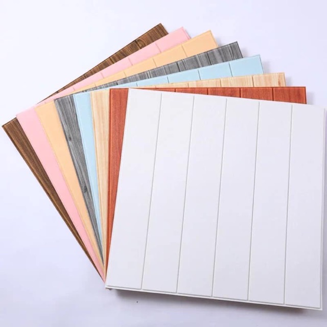 Aceking wallpaper 3D PE foam wood panel self adhesive 70cm by 70cm wall ...