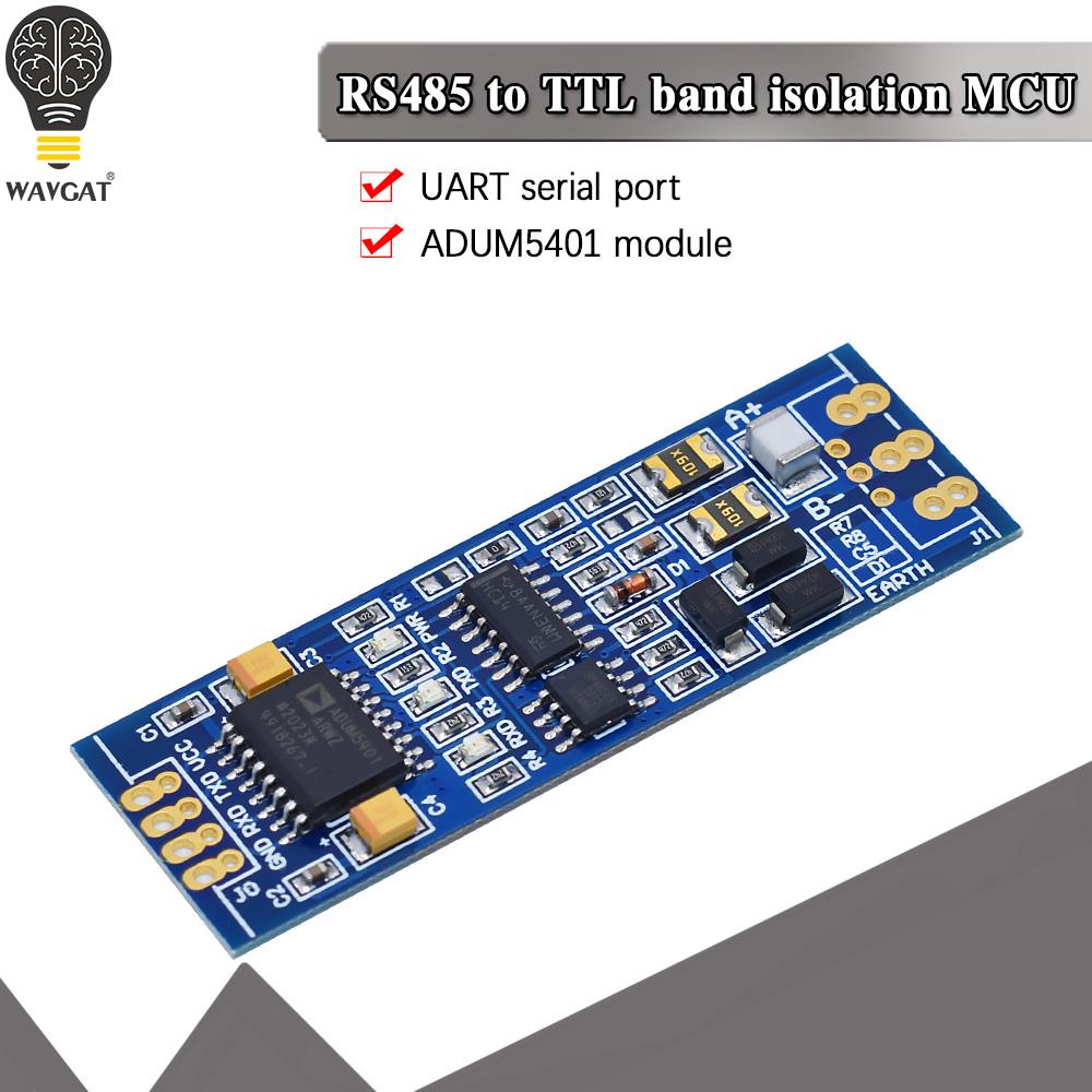 TTL to RS485 module ADUM5401 RS485 to TTL with isolated microcontroller UART serial industrial ...