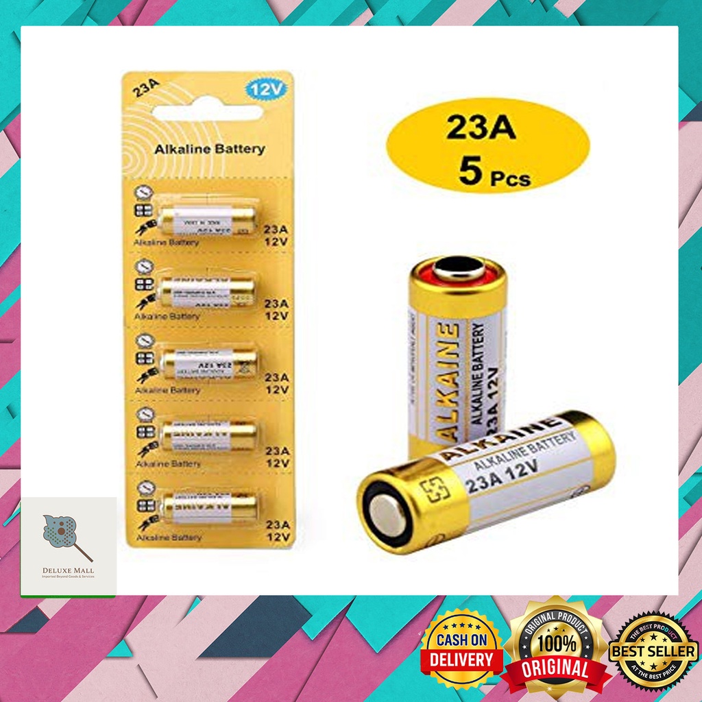 23A/27A 12V Alkaline Battery (5-Pack) | Shopee Philippines