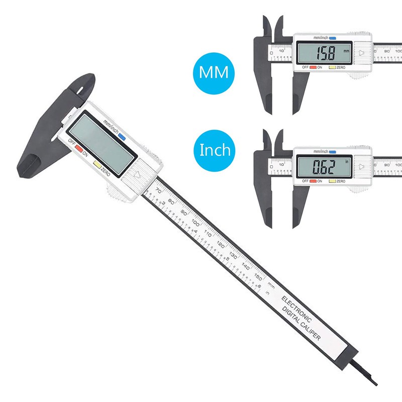Digital Caliper Electronic Vernier Caliper Measuring Device Inch And ...