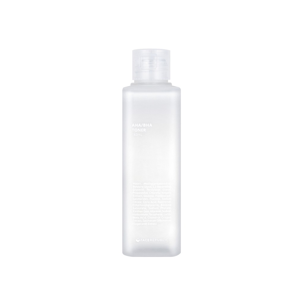 Face Republic AHA/BHA Toner 160mL | Shopee Philippines