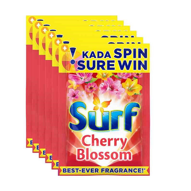 Surf Powder Detergent Cherry Blossom 6pieces 65grams | Shopee Philippines
