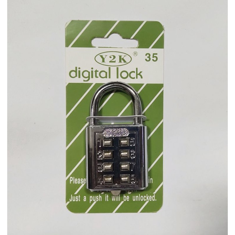 Digital padlock/number padlock/ locker lock random numbers (30mm,35mm ...