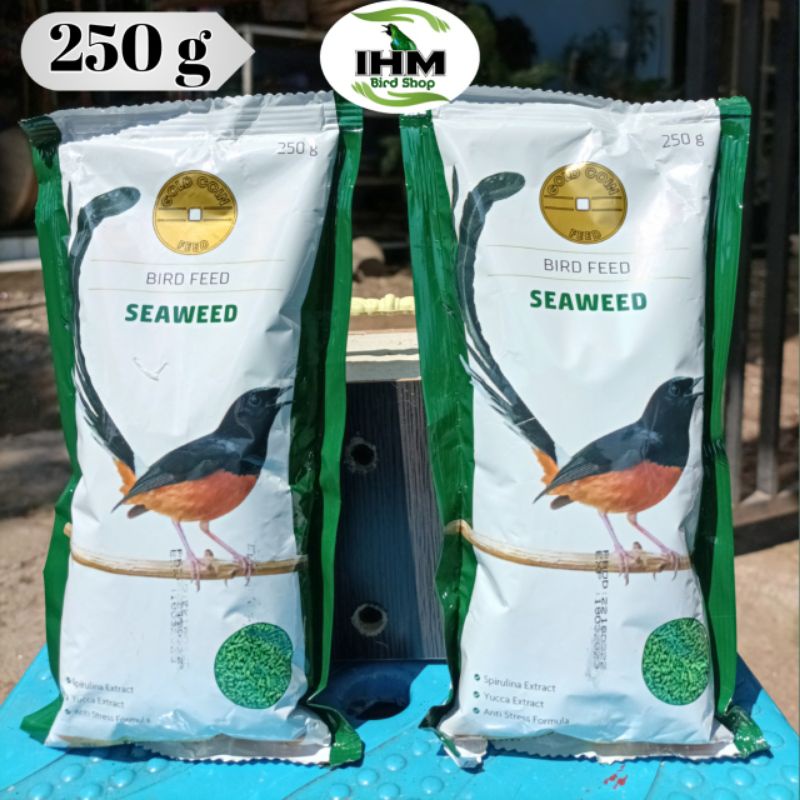 Gold Coin Murai Batu BIRD FEED Seaweed Murai Batu BIRD Food 250g ...