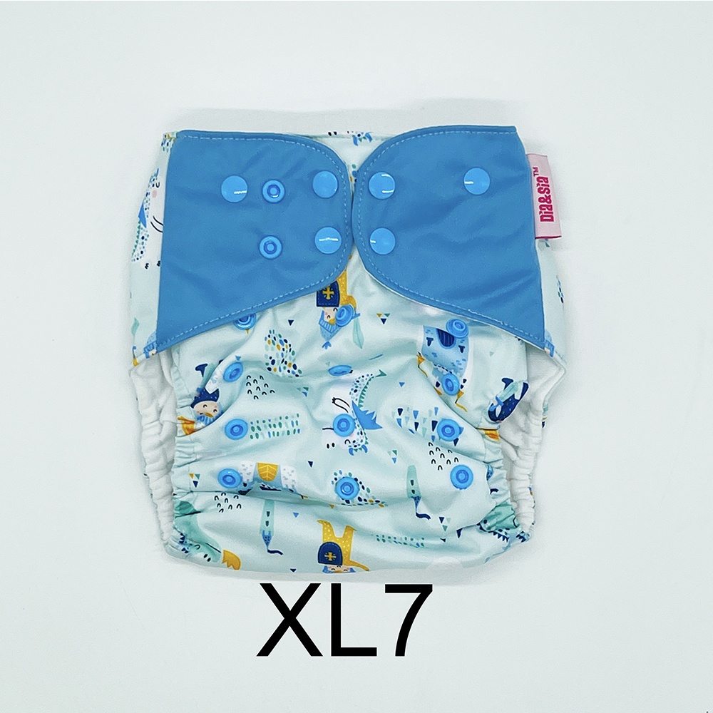 a XL DIA&SIA Cloth Diaper w double Leg Gussets and inserts | Shopee ...
