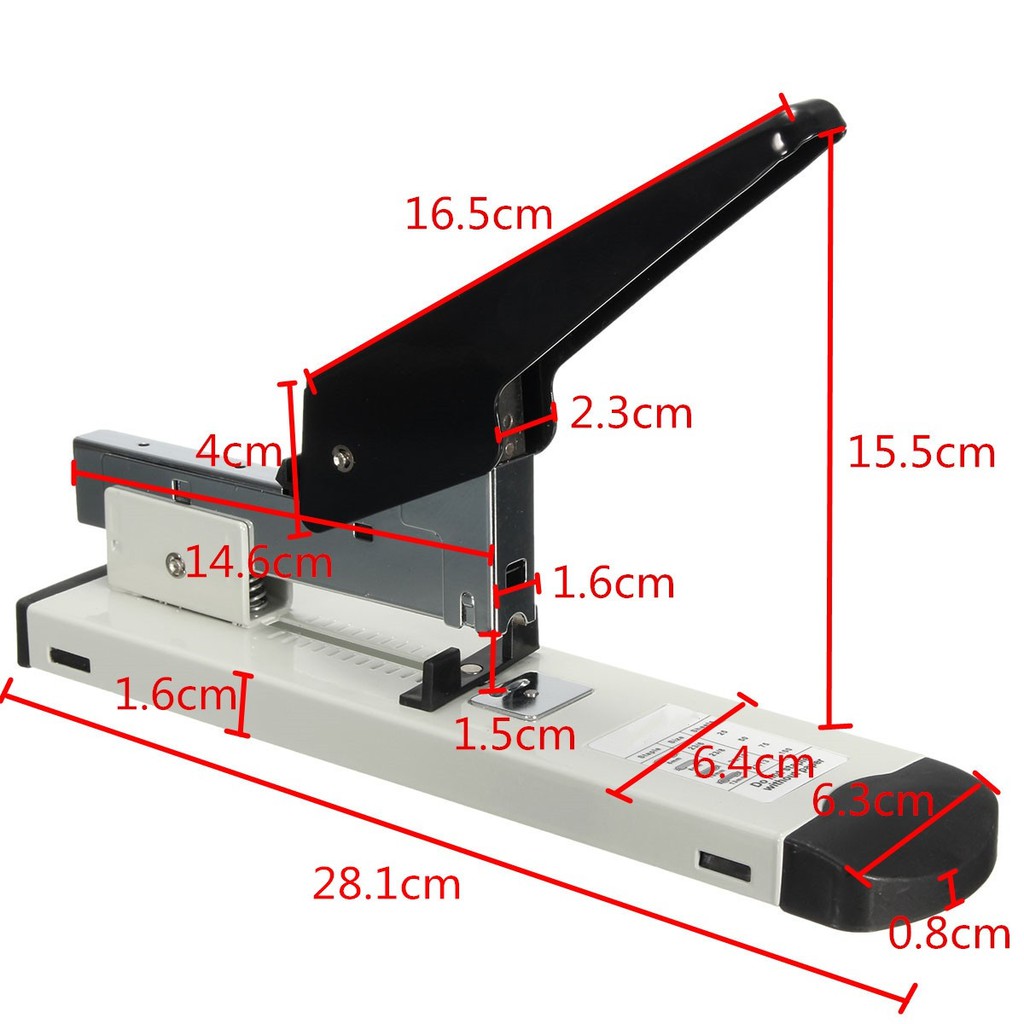 Heavy duty thick layer textbook stapler large stapler thickened book ...