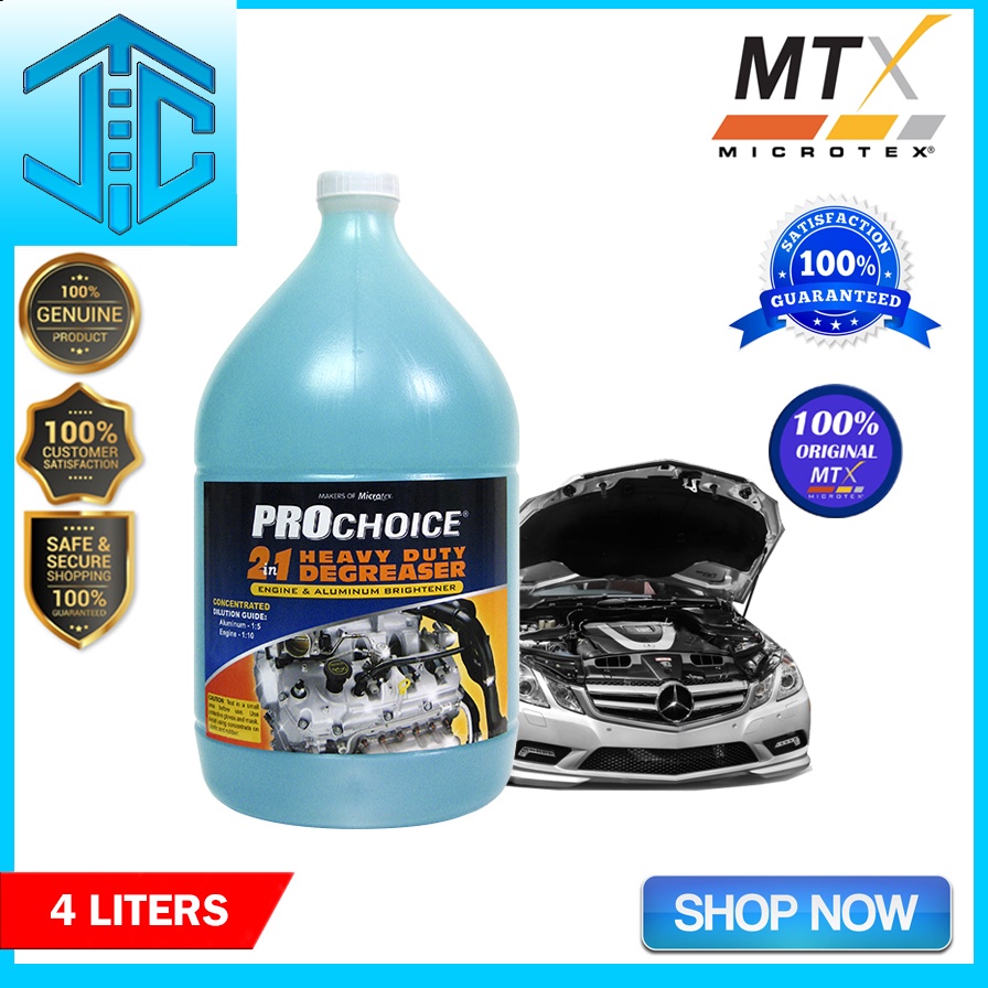 Microtex MTX Prochoice 2 in 1 Heavy Duty Engine Degreaser and Aluminum ...