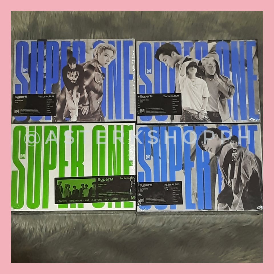 SUPERM Super One Album Vol. 1 - One and Unit Versions, Photobook, K-Pop ...