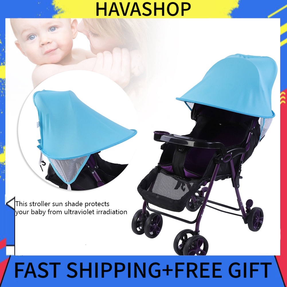 (Seller Recommend)Stroller Sun Shade Summer UV Protection Buggy Canopy ...