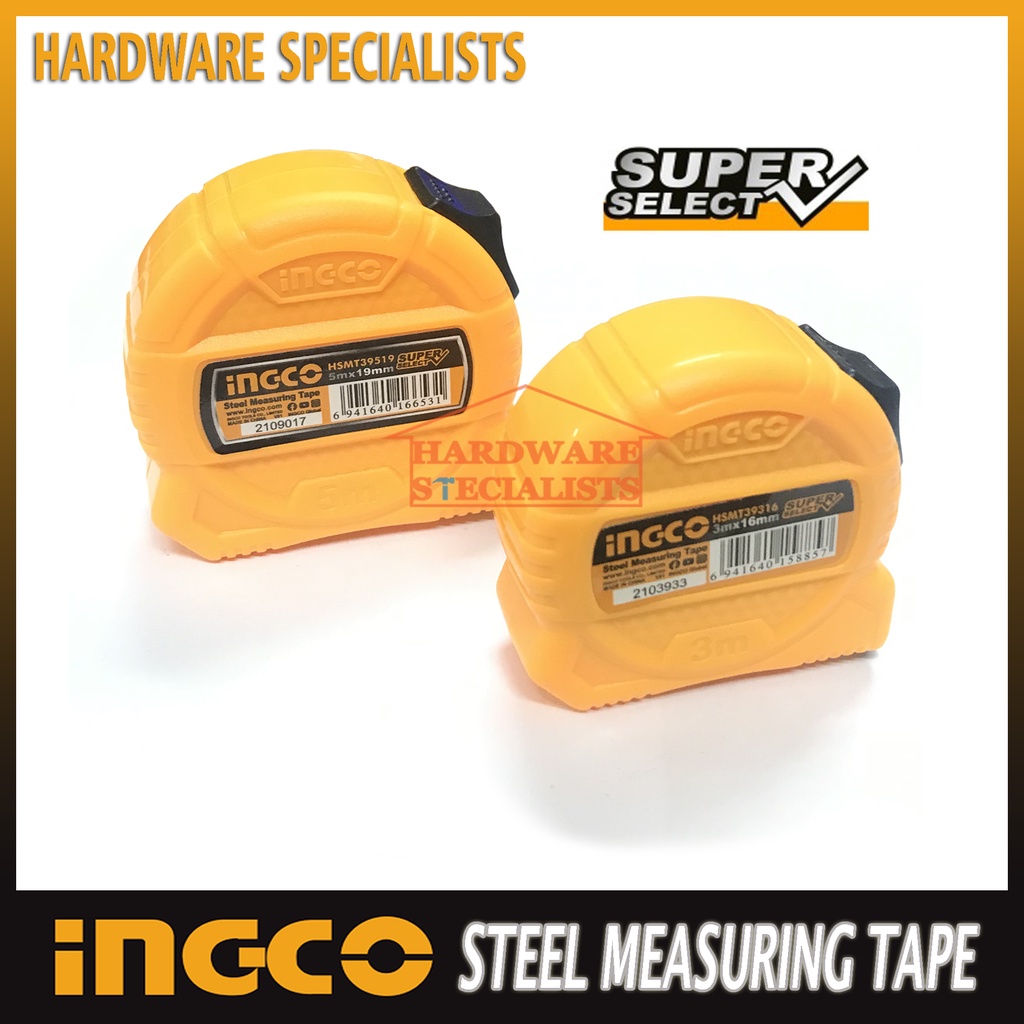 Ingco Tape Measure 3M or 5M Original Authentic | Shopee Philippines