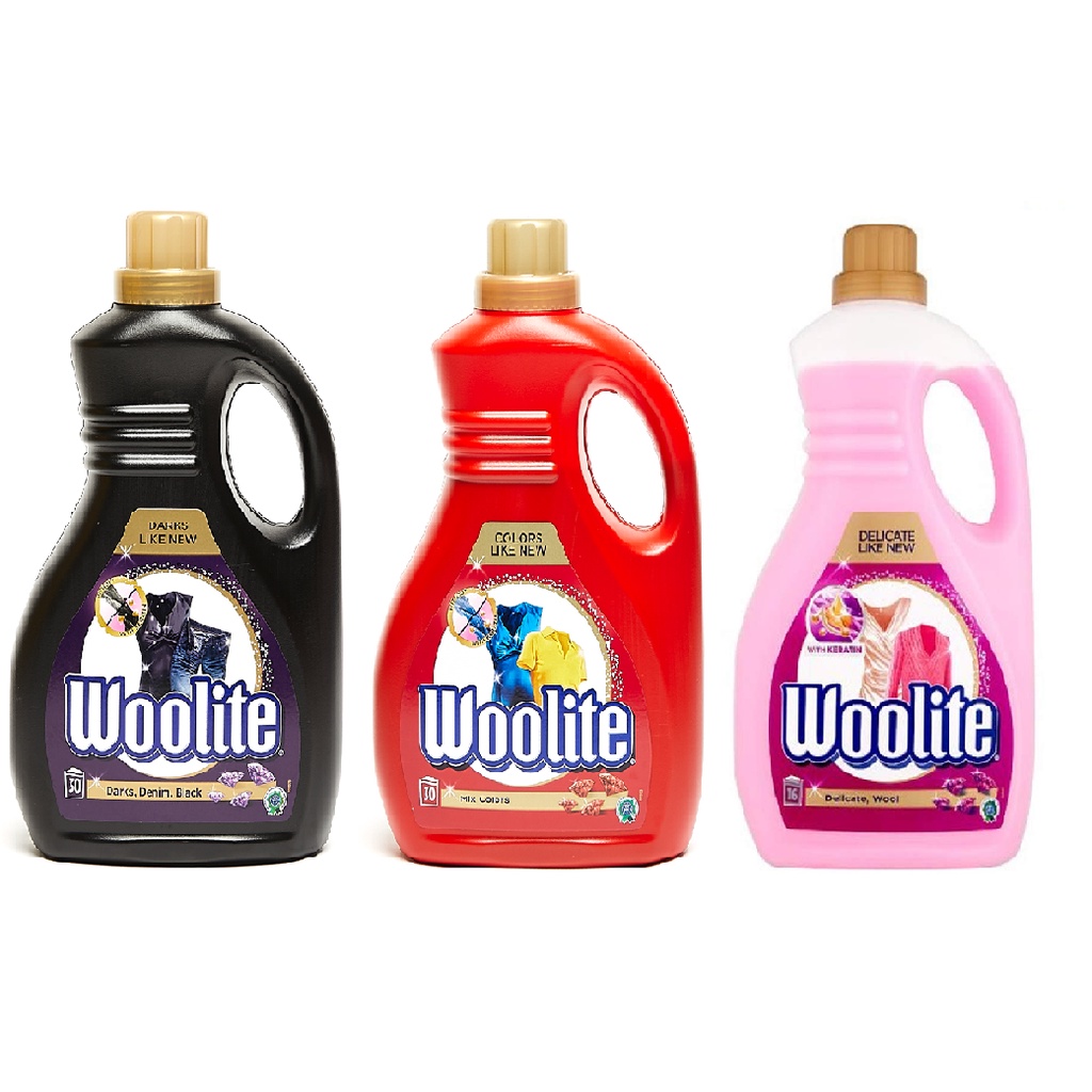 Woolite Mix Colors/ Denim Black/Delicate Wool Laundry Detergent ...