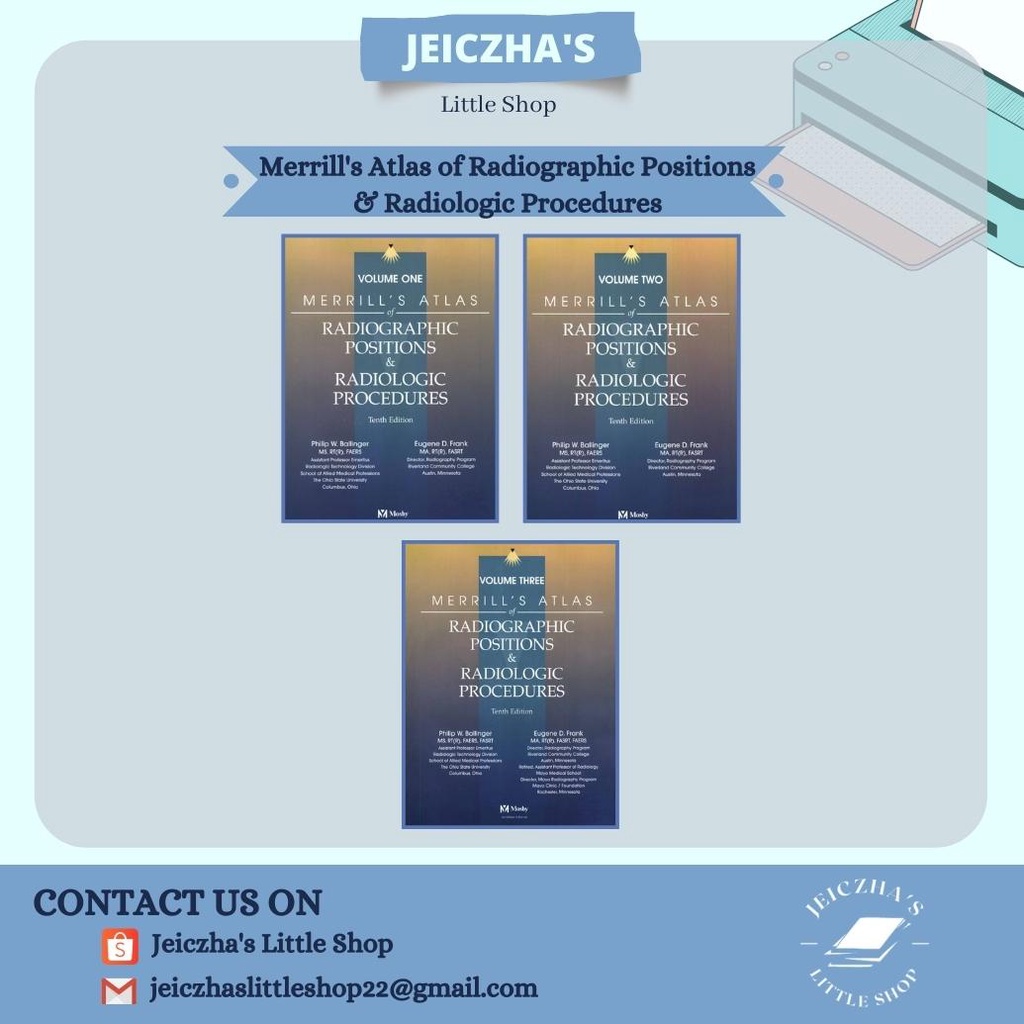 Merrill's Atlas of Radiographic Positions & Radiologic Procedures [10th ...