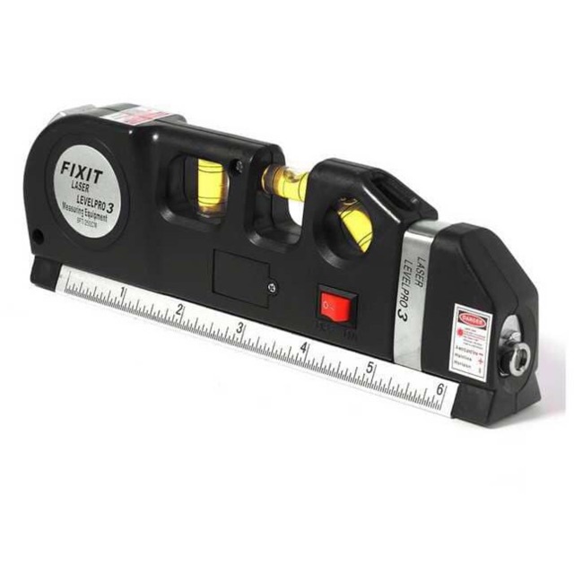 Adjustable Standard Measure Line Tool Multipurpose Laser Level Metric Tape Ruler | Shopee ...